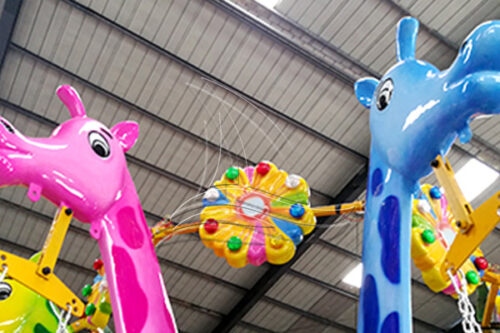 Giraffe Flying Chair Ride for Sale|theme park, shopping mall