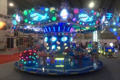 How does a carousel attraction work | working principle