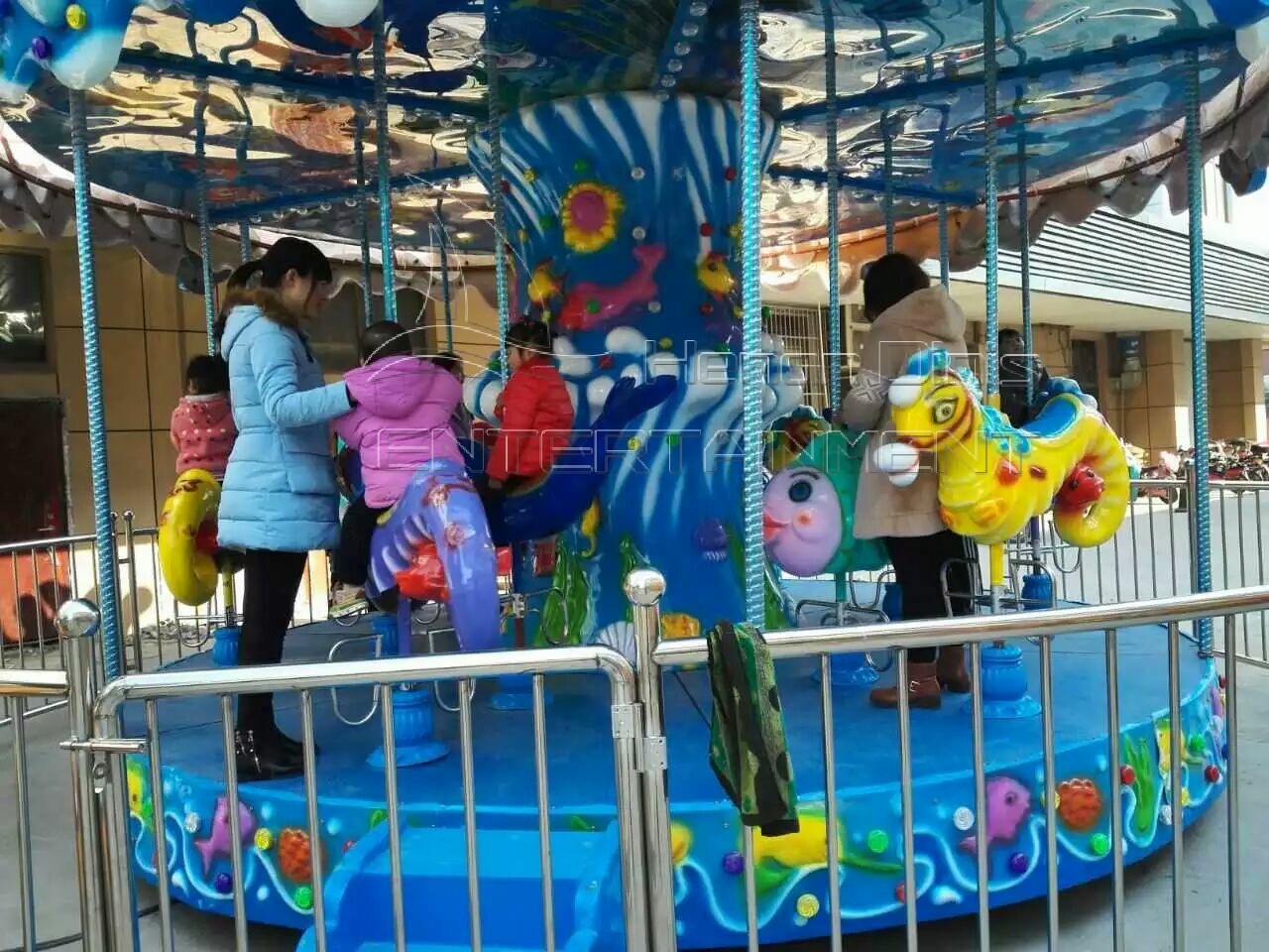 Kiddie Carousel Amusement Ride for Sale | Fun for Kids & Events