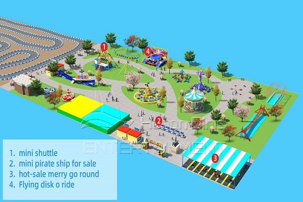 Kids amusement park with setup price | kids park design and plan